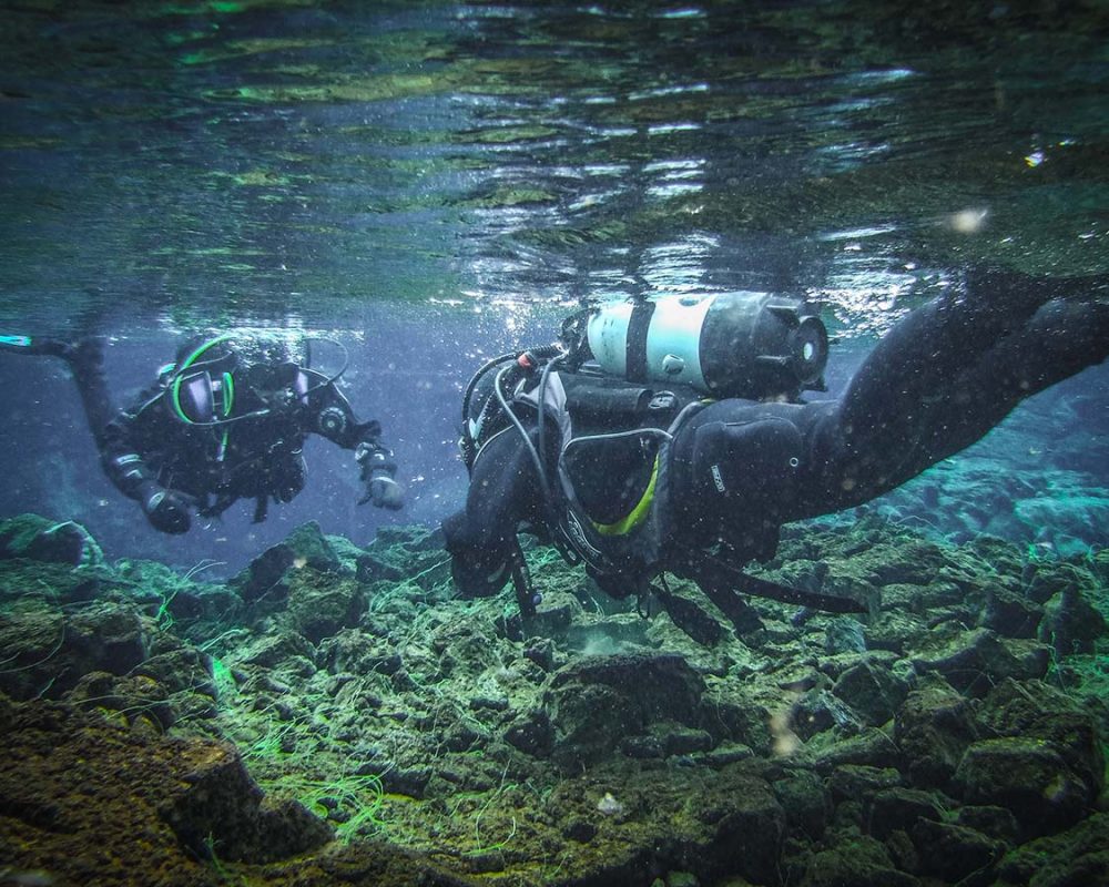 Diving in Silfra Iceland at Thingvellir National Park - Wandering Wagars